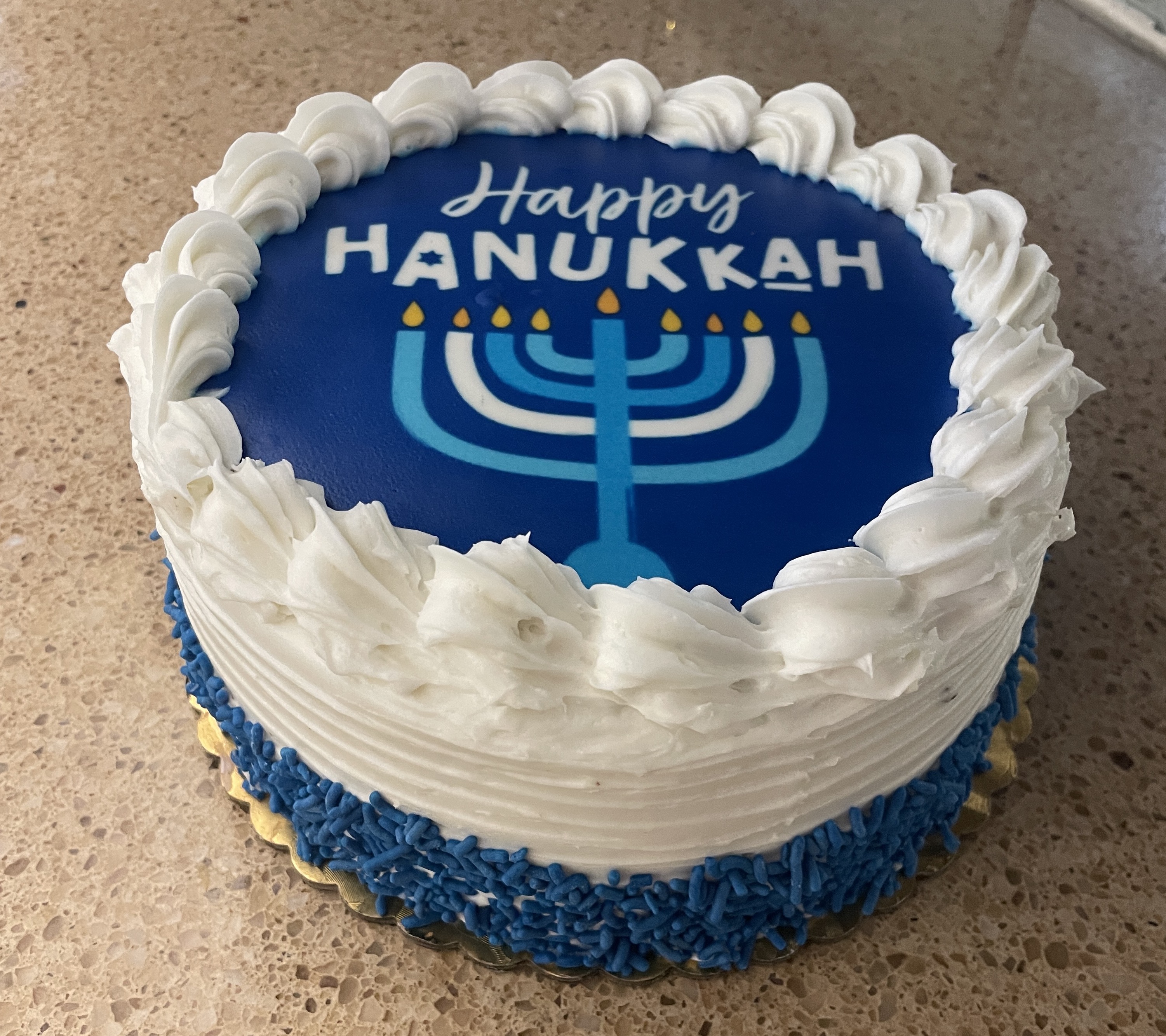 Hanukkah Cake 7" | Dairy on the go